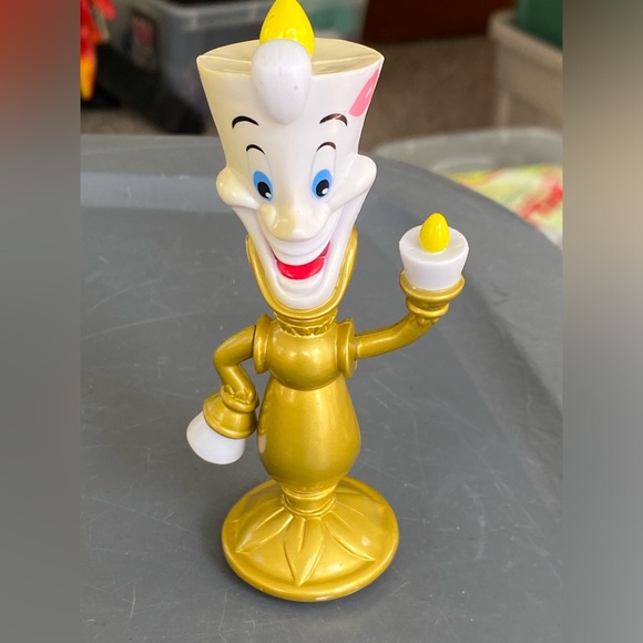 Other | 5 Disneys Beauty And The Beast Lumiere Candlestick Figure ...